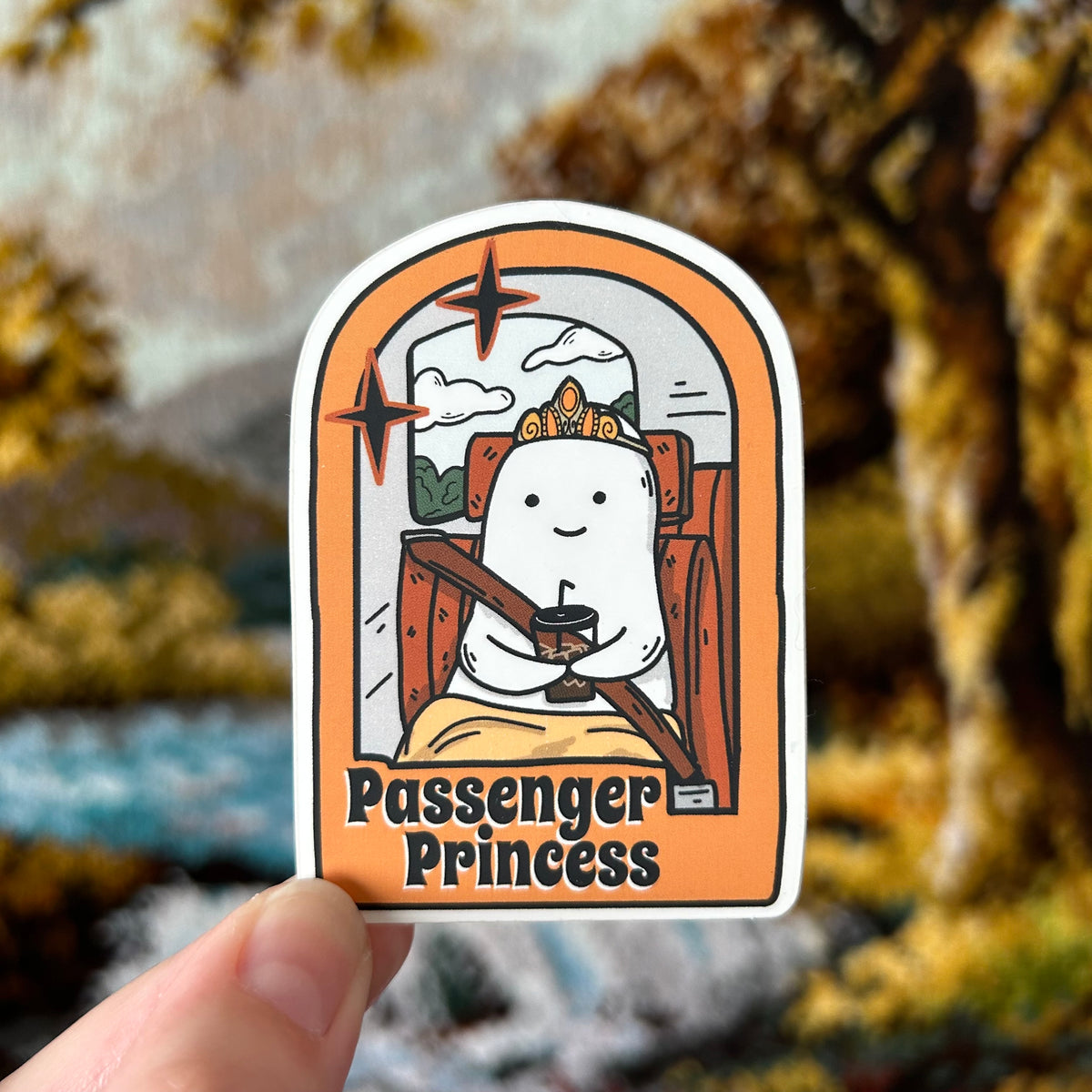 Passenger Princess Sticker – Little Spooky Studio