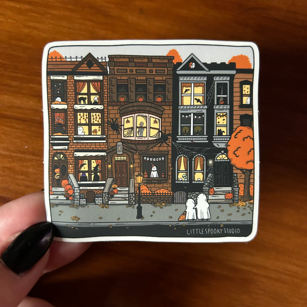 Spooky Street Sticker – Little Spooky Studio