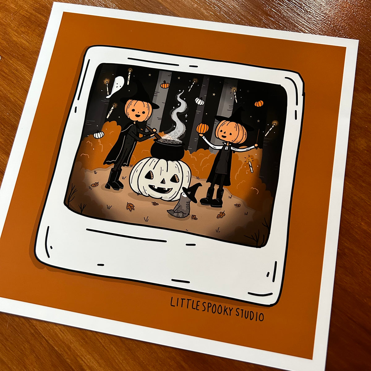 Magic Polaroid 8x8 Art Print – Little Spooky Studio